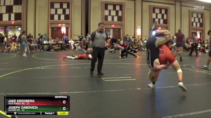 180 lbs Semis & 1st Wrestleback (8 Team) - Jake Kreisberg, Yale Street ...