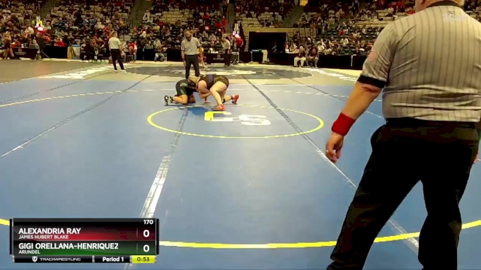 170 lbs Cons. Round 2 - Gigi Orellana-Henriquez, Arundel vs Alexandria ...