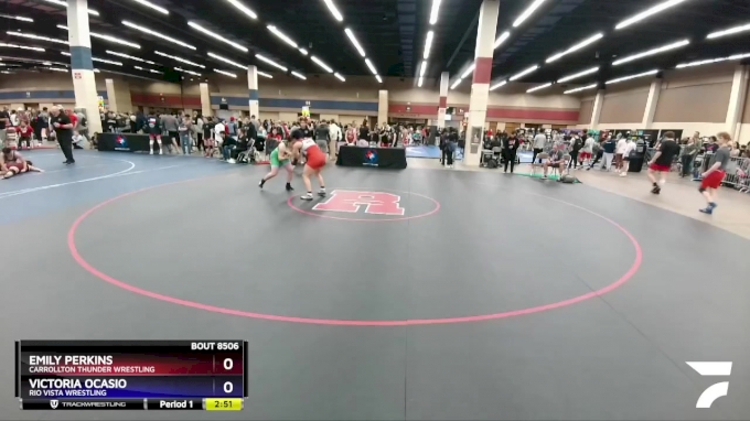 155 lbs Champ. Round 1 - Emily Perkins, Carrollton Thunder Wrestling vs ...