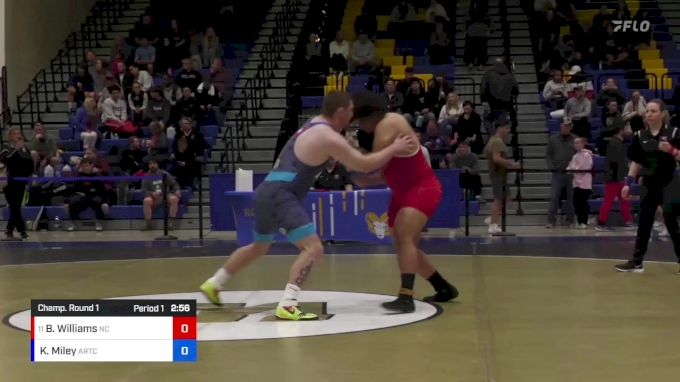 130 lbs Champ. Round 1 - Brandon Williams, North Carolina vs Keith ...