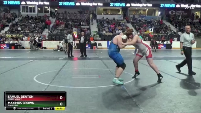 190 lbs Cons. Semi - Maximus Brown, Plainville vs Samuel Denton, Caney ...