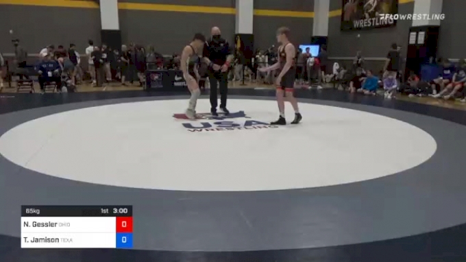 65 kg Prelims - Nolan Gessler, Ohio vs Tagen Jamison, Texas Pride ...