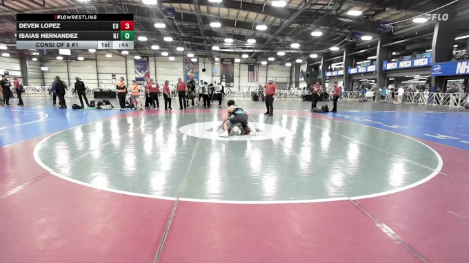 132 lbs Consi Of 8 #1 - Deven Lopez, CO vs Isaias Hernandez, NJ