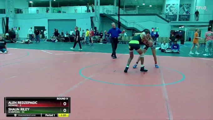 120 lbs Round 9 (10 Team) - Shaun Riley, Scorpions vs ALEN REDZEPAGIC ...