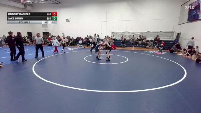 94-97 lbs Round 3 - Robert Daniels, Carey Jr High vs Jake Smith ...