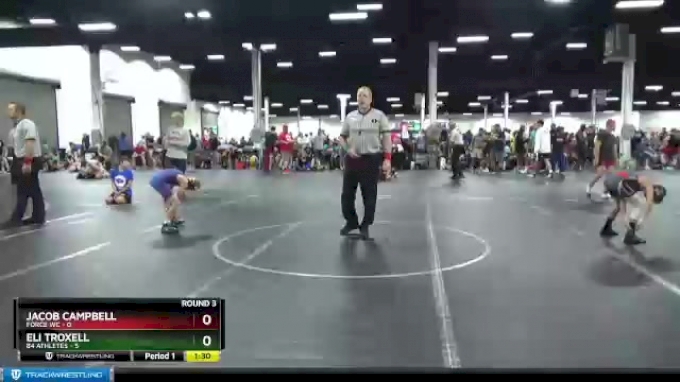 76 lbs Round 3 (8 Team) - Jacob Campbell, Force WC vs Eli Troxell, 84 ...