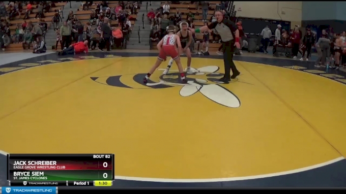 102 lbs Semifinal - Bryce Siem, St. James Cyclones vs Jack Schreiber ...