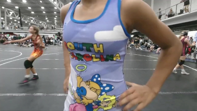 102 lbs Round 3 - Jenna Greer, PA West White vs Audrina Miller ...