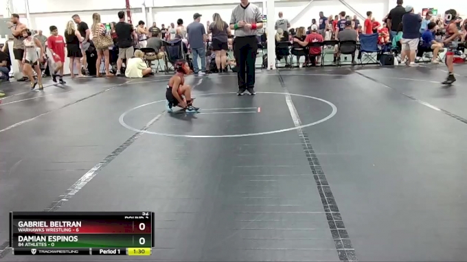 52 lbs Round 3 (6 Team) - Gabriel Beltran, Warhawks Wrestling vs Damian ...