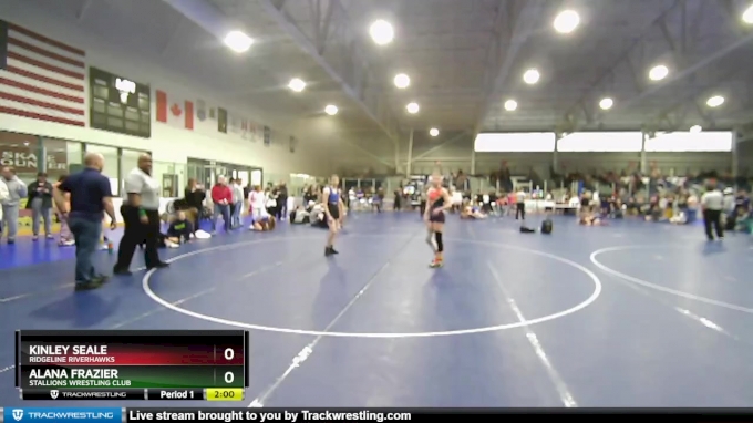 126 lbs Cons. Round 2 - Kinley Seale, Ridgeline Riverhawks vs Alana ...