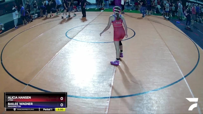105 lbs Champ. Round 1 - Alicia Hansen, Utah vs Bailee Wagner, Washington