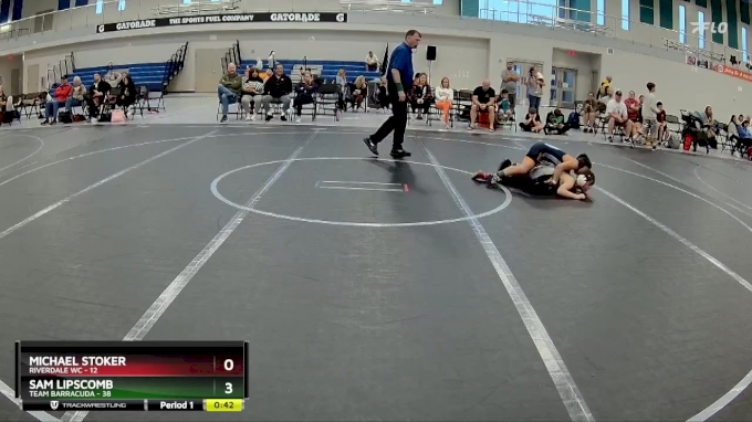80 lbs Round 1 (6 Team) - Michael Stoker, Riverdale WC vs Sam Lipscomb ...