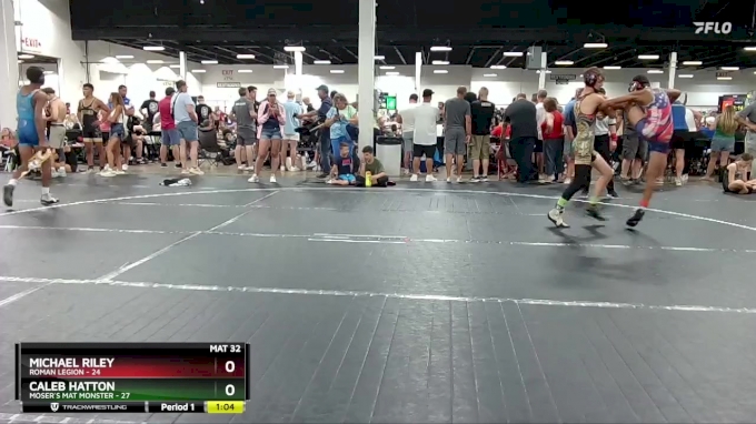 110 lbs Round 5 (6 Team) - Michael Riley, Roman Legion vs Caleb Hatton ...