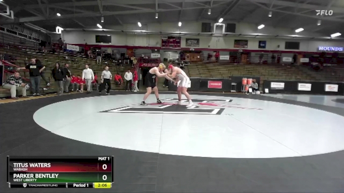 285 lbs 1st Place Match - Parker Bentley, West Liberty vs Titus Waters ...