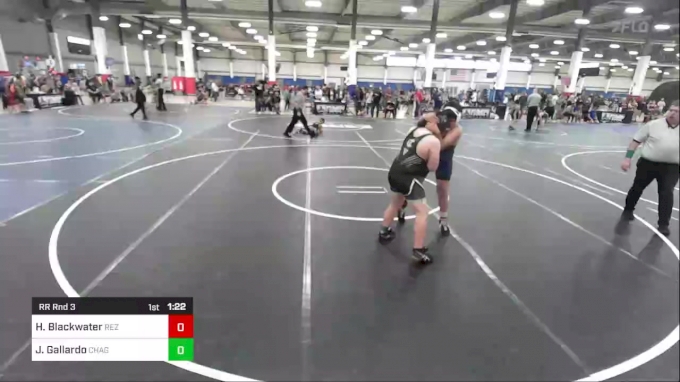 190 lbs Rr Rnd 3 - Harvey Blackwater, Rez WC vs Joseph Gallardo ...