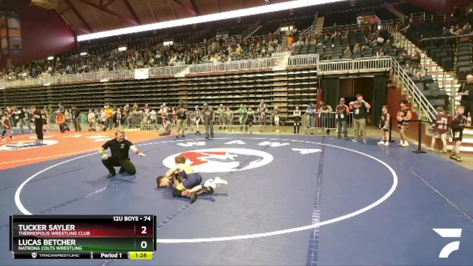 78 lbs Champ. Round 1 - Cheston Kimes, Thermopolis Wrestling Club vs ...