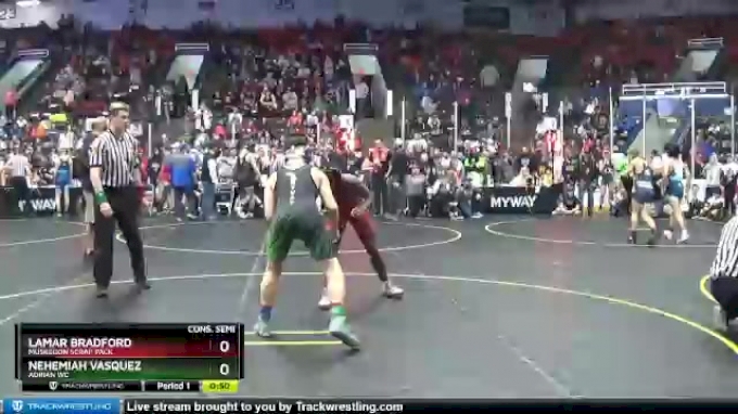 138 lbs Cons. Semi - Nehemiah Vasquez, Adrian WC vs Lamar Bradford ...