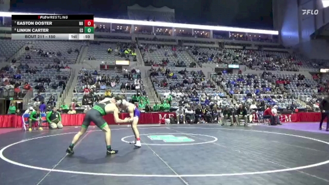 150 lbs 1st Place Match - Linkin Carter, Eastside vs Easton Doster, New ...