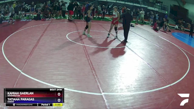120 lbs 1st Place Match - Kamiah Gaerlan, Washington vs Tatiana Paragas ...