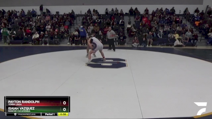 165 lbs Cons. Round 2 - Isaiah Vazquez, Rancho Cucamonga vs Payton ...