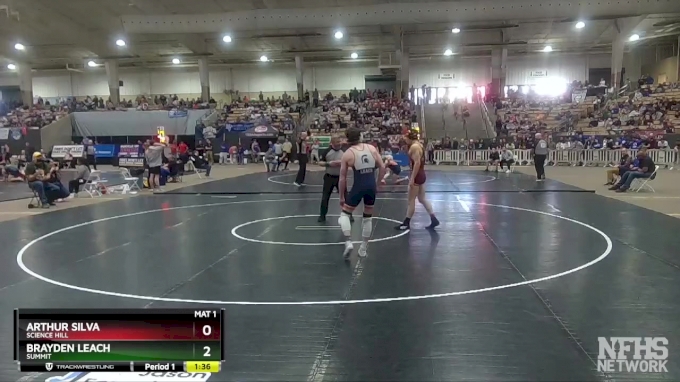 AA 150 lbs Quarterfinal - Arthur Silva, Science Hill vs Brayden Leach ...