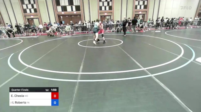 106 lbs Quarterfinal - Eli Chesla, Md vs Isaac Roberts, Pa