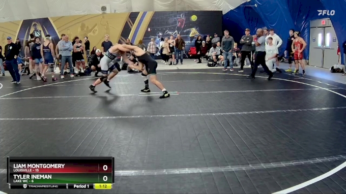 132 lbs Round 7 (8 Team) - Liam Montgomery, Louisville vs Tyler Ineman ...