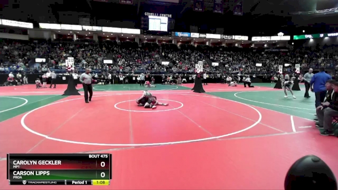 114 lbs Champ. Round 3 - Carson Lipps, PROA vs Carolyn Geckler, MP1