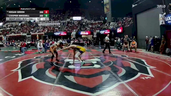 Champ. Round 1 - Cooper Mikesell, Jefferson (Boulder) vs Kegan Green ...