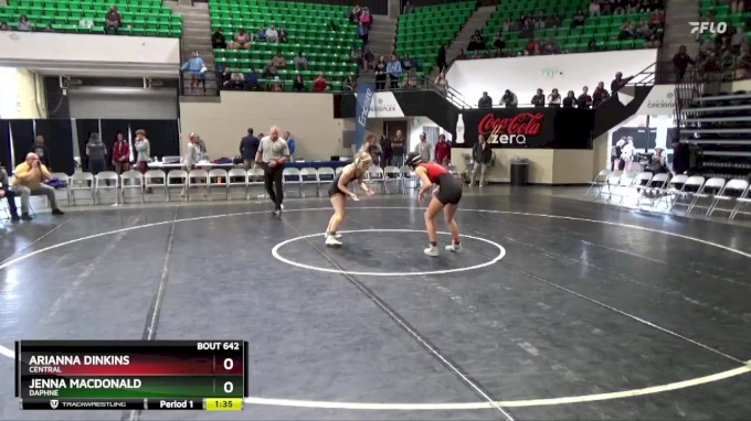 120 lbs 3rd Place Match - Jenna MacDonald, Daphne vs Arianna Dinkins ...