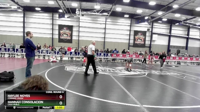 100 lbs Cons. Round 6 - Hannah Consolacion, Casa Roble vs Haylee Noyes ...