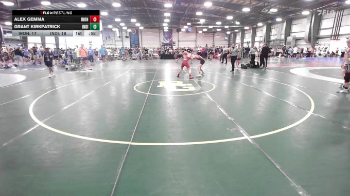 112 lbs Rr Rnd 2 - Alex Gemma, Iron Faith Wrestling vs Grant ...