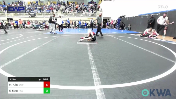 62 lbs Rr Rnd 4 - Adalena Chay, Harrah Little League Wrestling vs Kate ...