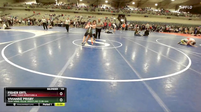 115 lbs 5th Place Match - ViviAnne Prisby, Team Grind House Wrestling ...