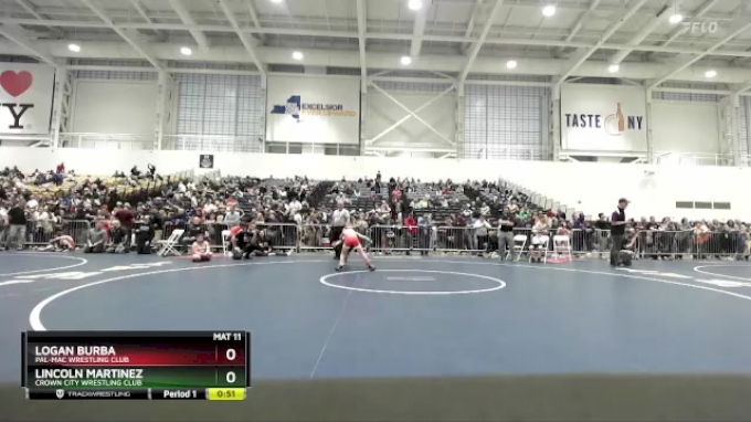 70 lbs Cons. Round 3 - Logan Burba, Pal-Mac Wrestling Club vs Lincoln ...