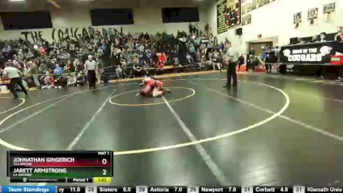 182 lbs 5th Place Match - Johnathan Gingerich, Tillamook vs Jarett ...