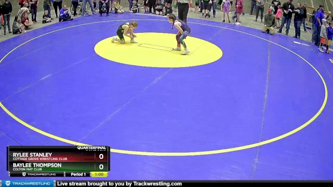 55 lbs Quarterfinal - Rylee Stanley, Cottage Grove Wrestling Club vs ...