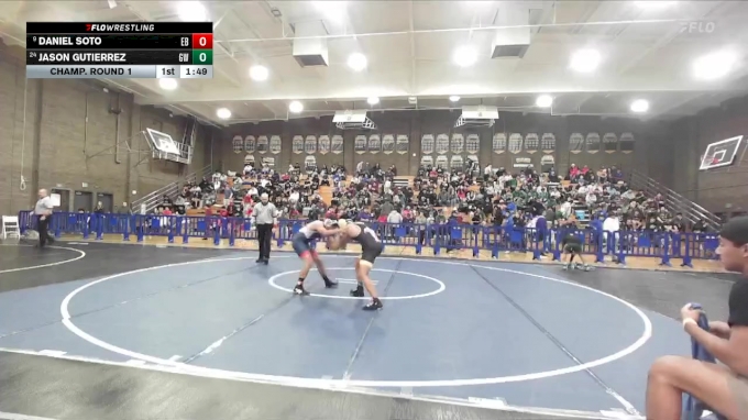 138 lbs Champ. Round 1 - Daniel Soto, East Bakersfield vs Jason ...