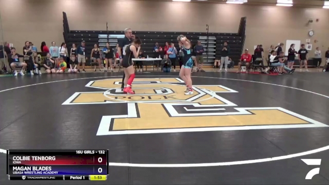 132 lbs 3rd Place Match - Colbie Tenborg, Iowa vs Magan Blades, Ubasa ...