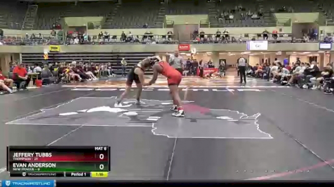 195 lbs Quarterfinals (8 Team) - Evan Anderson, New Prague vs Jeffery ...