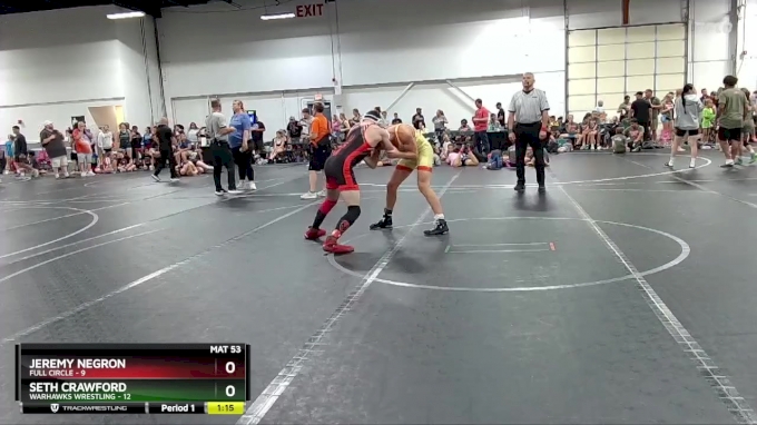 132 lbs Round 2 (8 Team) - Seth Crawford, Warhawks Wrestling vs Jeremy ...