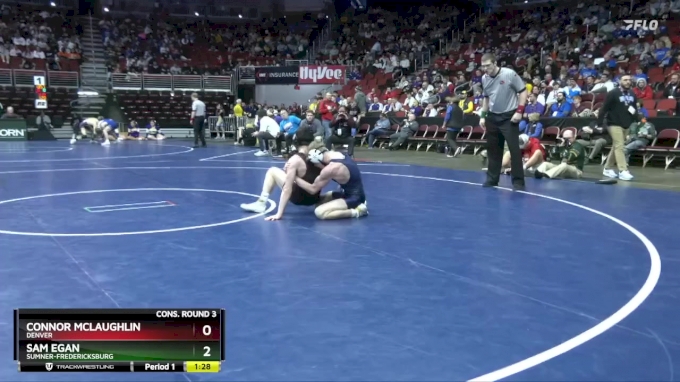 1A-120 lbs Cons. Round 3 - Sam Egan, Sumner-Fredericksburg vs Connor ...