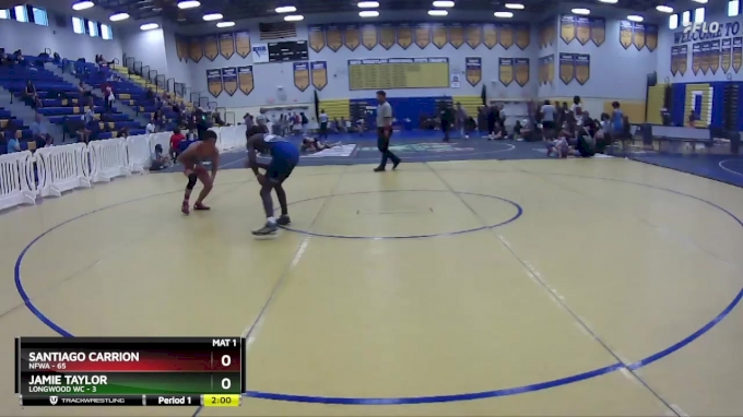 120 lbs Round 4 (8 Team) - Jamie Taylor, Longwood WC vs SANTIAGO ...