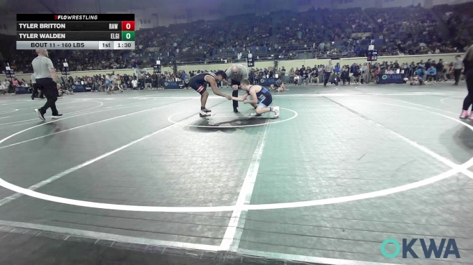 160 lbs Round Of 16 - Tyler Britton, Raw Wrestling Club vs Tyler Walden ...