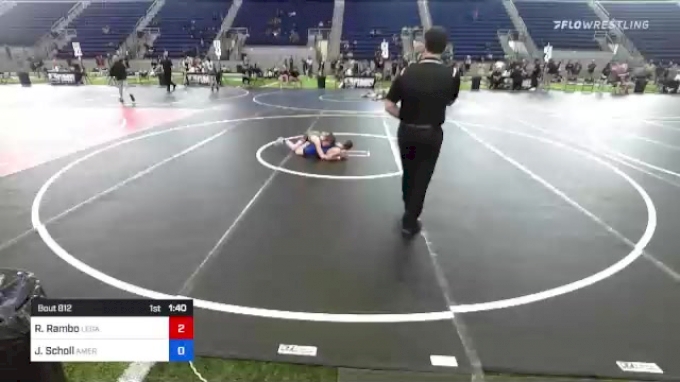 74 kg Rr Rnd 2 - Rhoan Rambo, Legacy Elite WC vs Jake Scholl, American WC