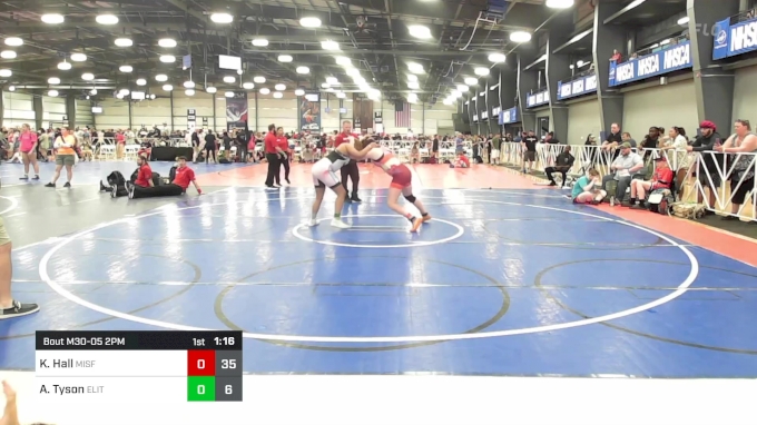 165 lbs Rr Rnd 2 - Kaylie Hall, Misfits Girls Wrestling vs Ari Tyson ...