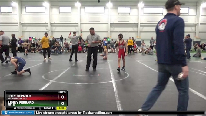 100 lbs Finals (2 Team) - Joey DePaolo, All American vs Lenny Ferraro, 4M