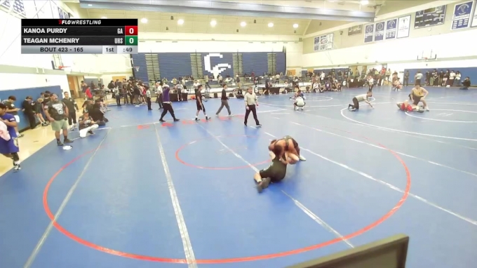 165 lbs Cons. Round 5 - Teagan McHenry, Upland High School vs Kanoa ...