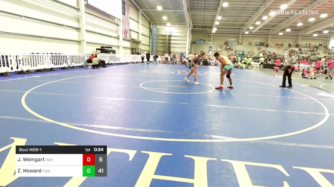 220 lbs Rr Rnd 1 - Jackson Weingart, Indiana Outlaws Yellow vs Zach ...