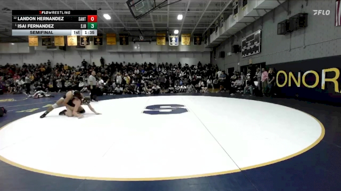 175 lbs Semifinal - Isai Fernandez, St. John Bosco vs Landon Hernandez ...
